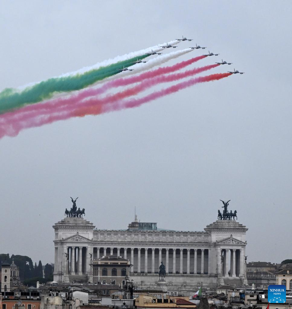 National Unity and Armed Forces Day marked in Rome, Italy - China Military